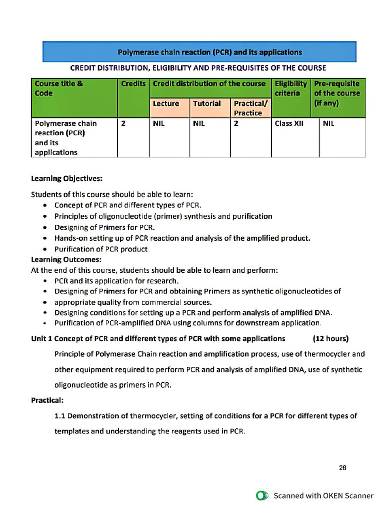 Sec PCR | PDF