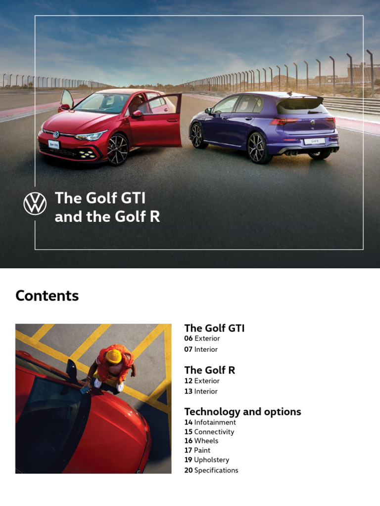 Golf GTI R Brochure EN 2028 | PDF | Airbag | Transport