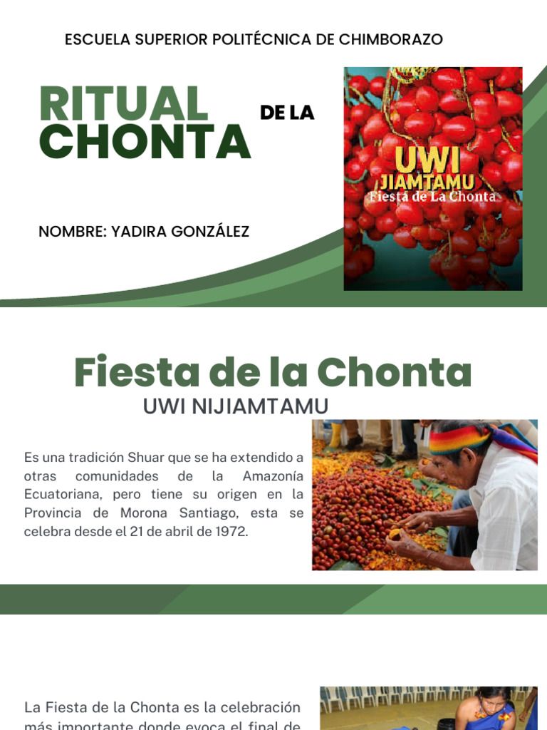 Fiesta de La Chonta - González Yadira | PDF