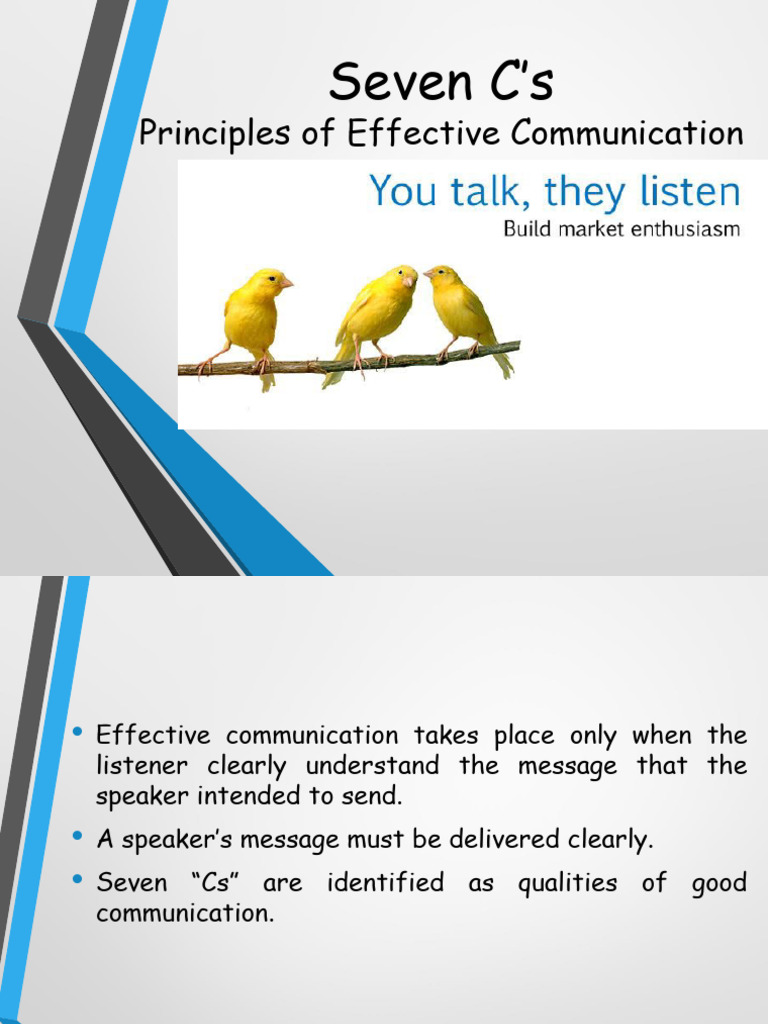 The Seven Cs of Communication | PDF | Communication | Cognition