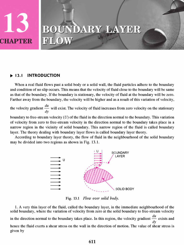 Boundary Layer Flow | PDF