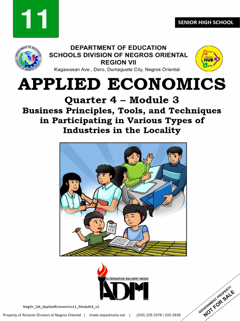 Applied Economics-Q4-Module-3 | PDF | Swot Analysis | Outsourcing