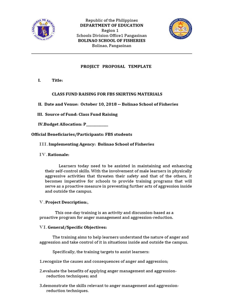 Fundraising for Anger Management Training | PDF | Learning | Aggression