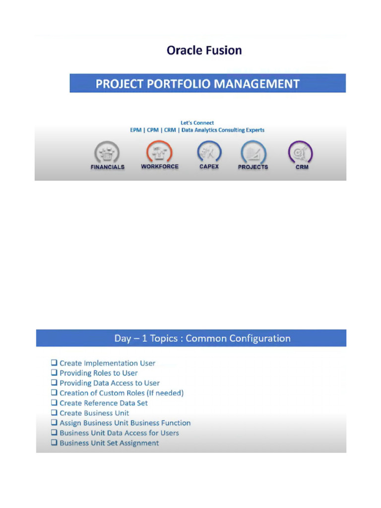 00 Basic Setup Steps For PPM 01 | PDF