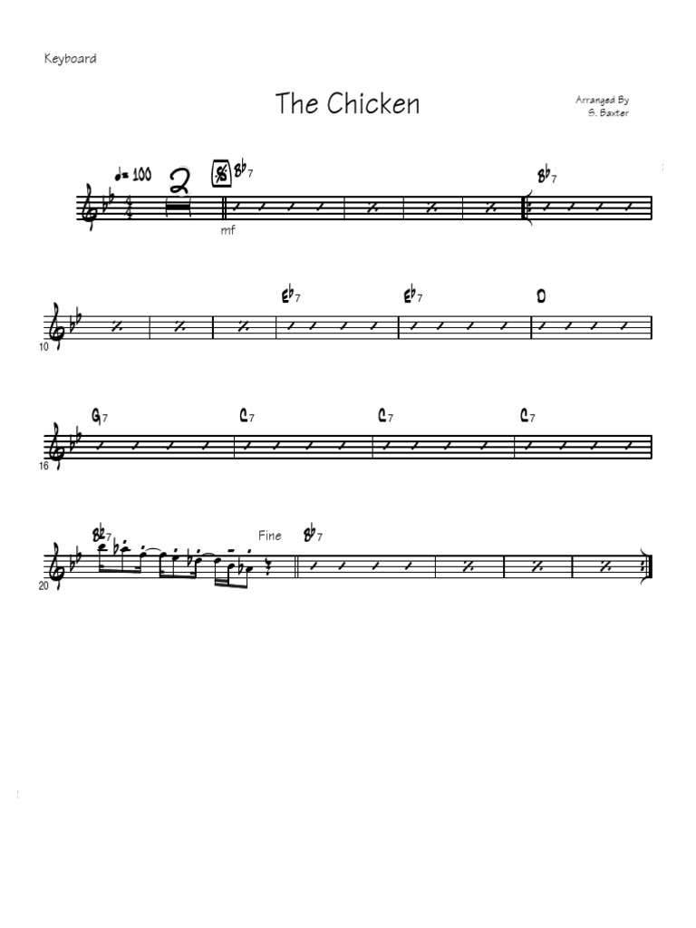 04 The Chicken - Keys | PDF