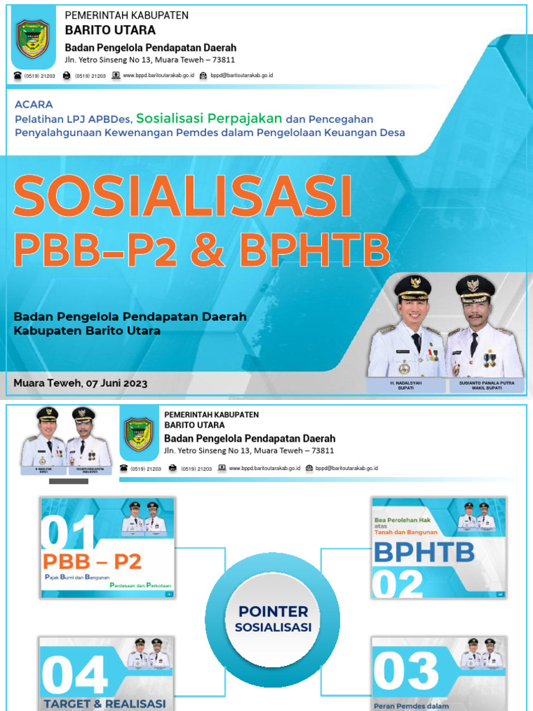 Soialisasi PBB BPHTB 07 Juni 2023 | PDF