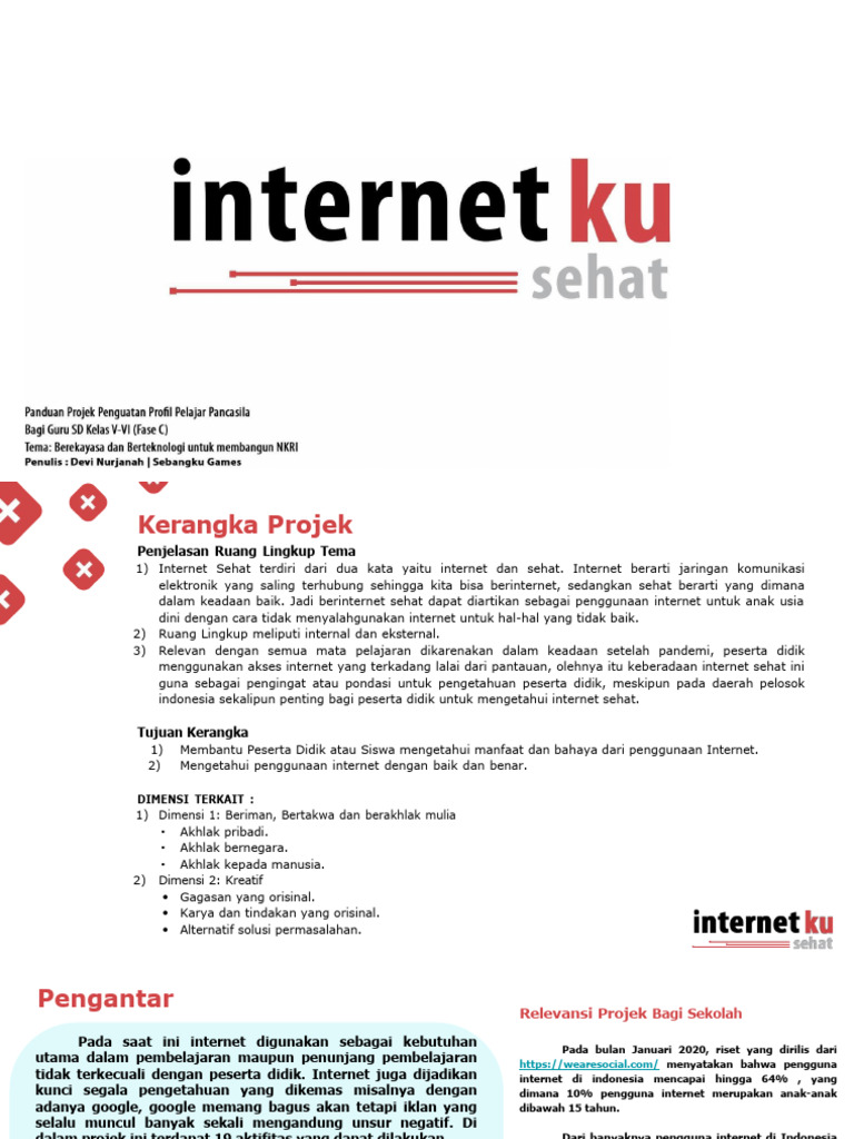 Modul Ajar Modul Projek - Berekayasa Dan Berteknologi Untuk Membangun NKRI - Internetku Sehat ...