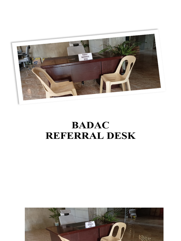 BADAC referral desk | PDF