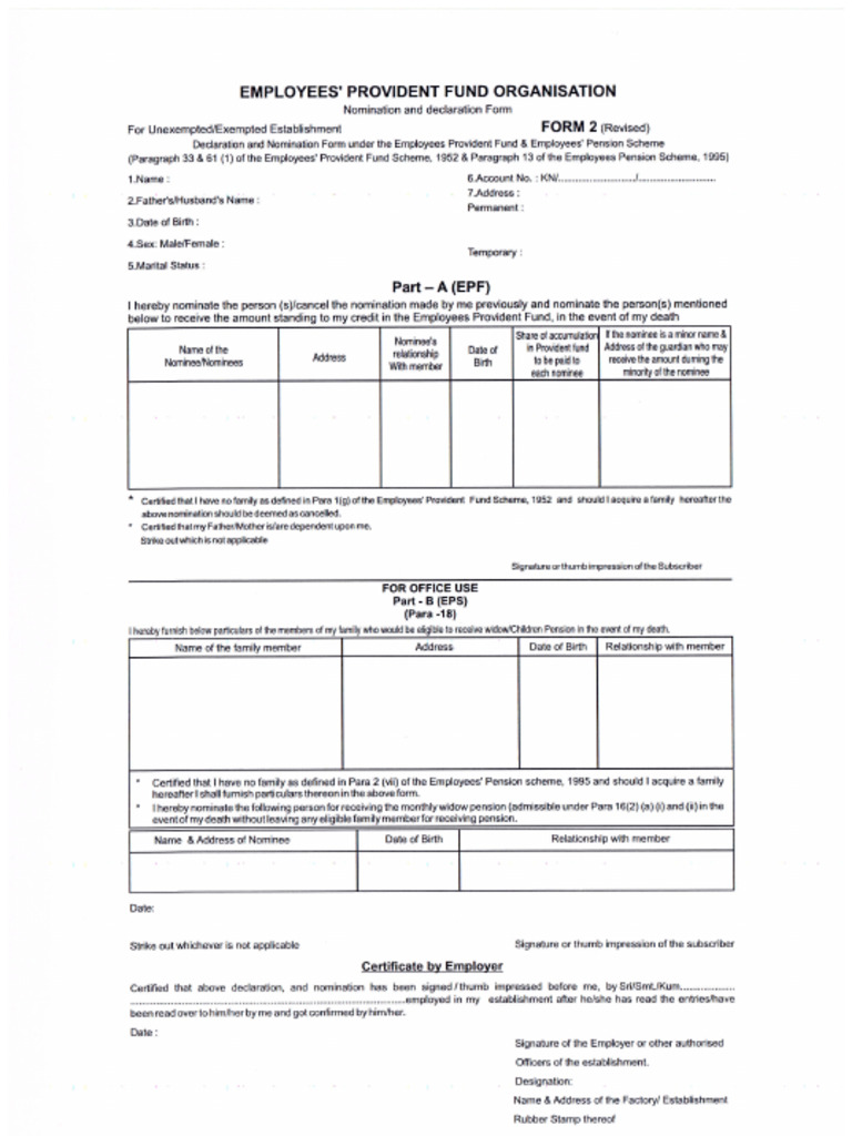 Form 2 Single Page | PDF