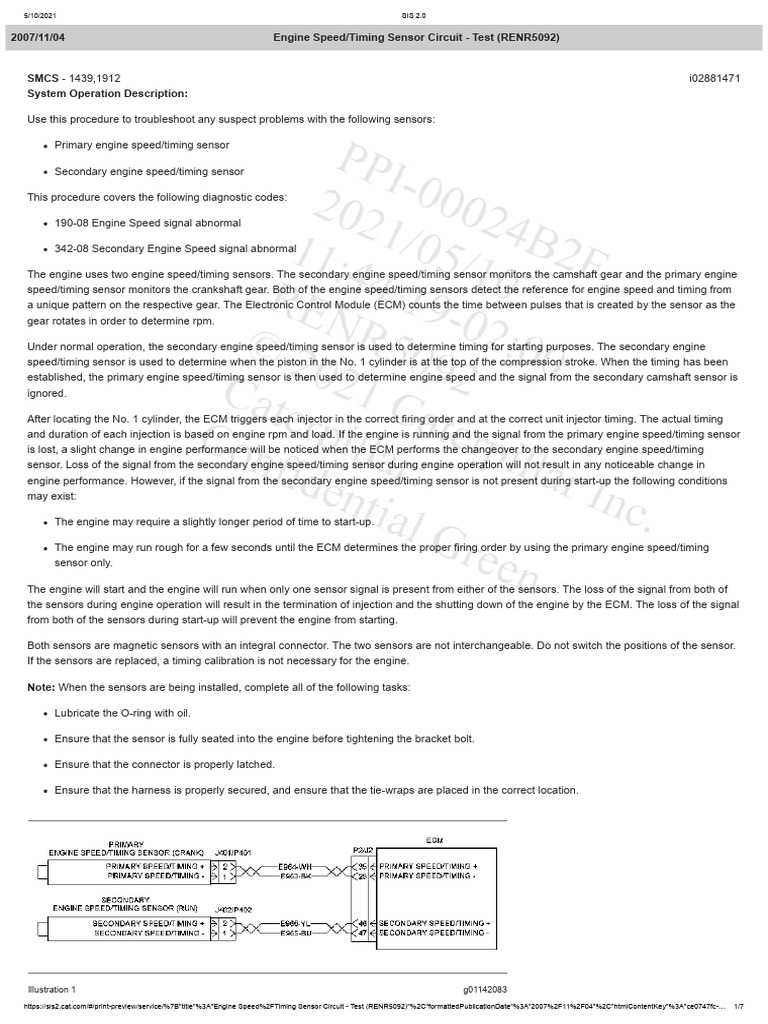 Speed Timing Sensors | Download Free PDF | Electrical Connector | Components