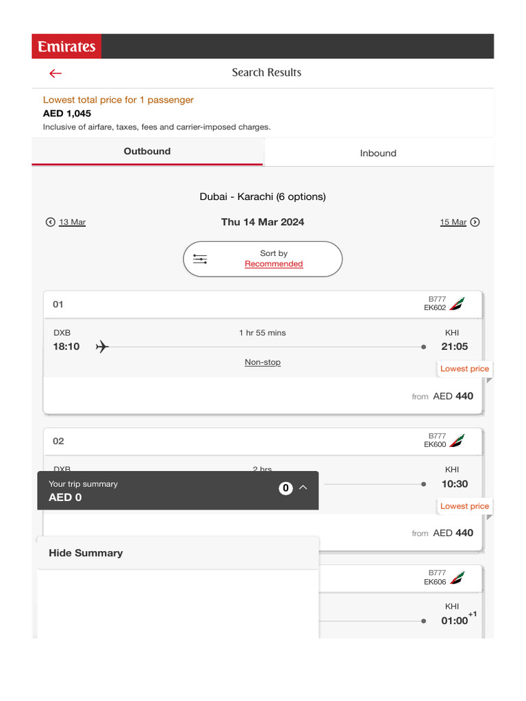 Plan and Book - Make A Booking - Emirates | PDF | Transport Economics ...