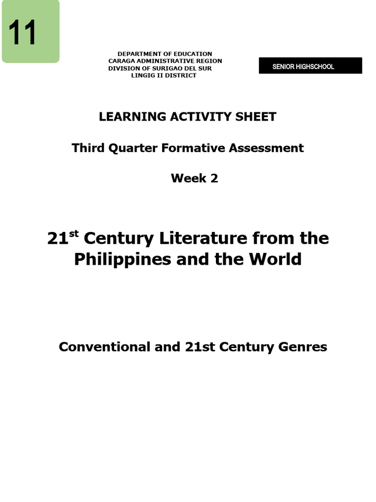 21ST Century - Week 2 | PDF