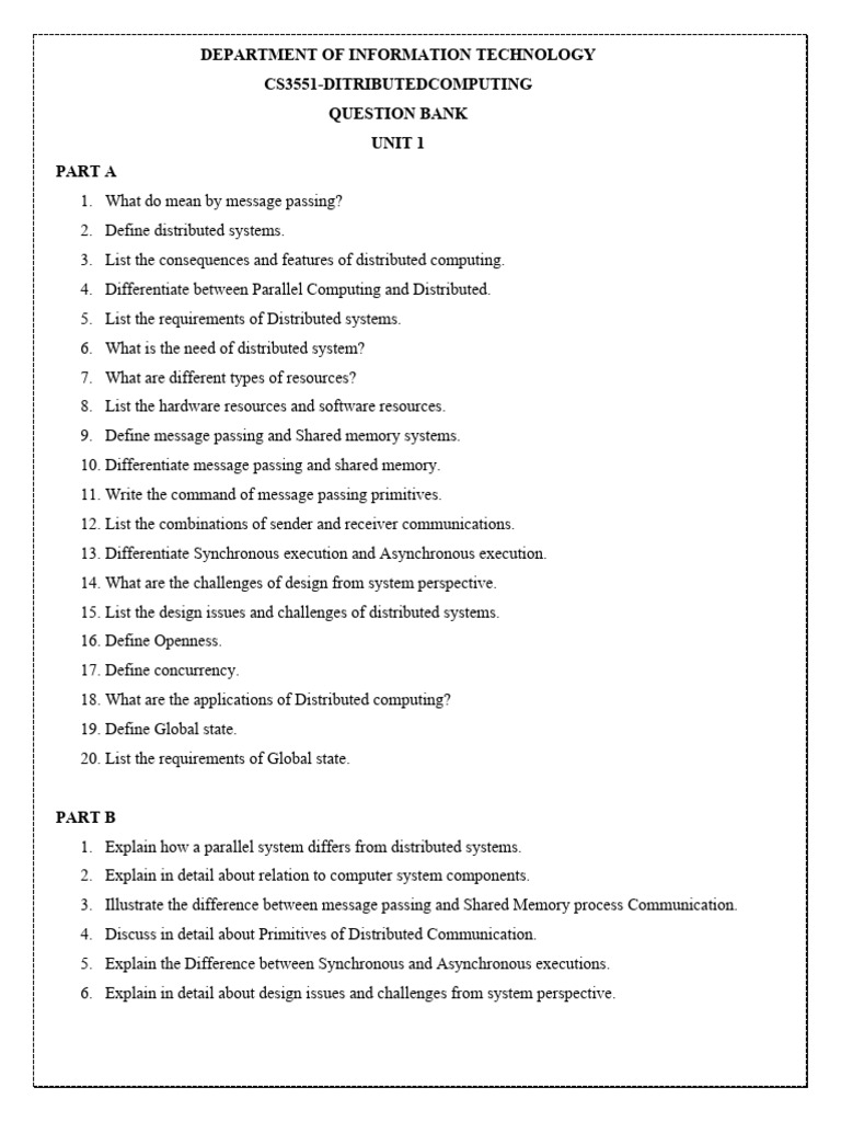 DC QP | PDF | Distributed Computing | Message Passing