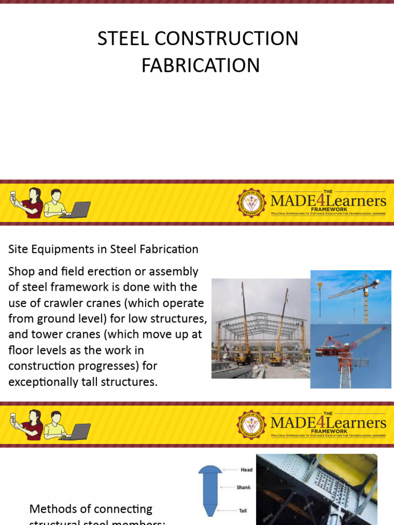 Lesson 5. Steel Construction Fabrication | PDF