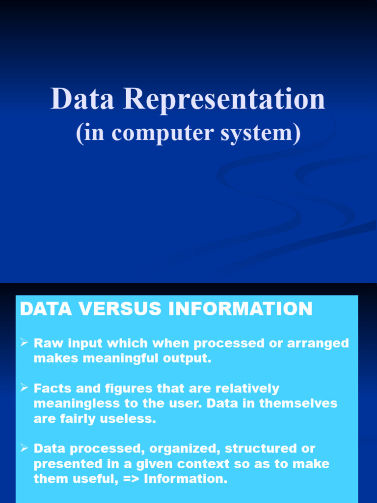 Data Representation | PDF | Bit | Byte
