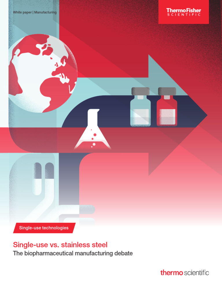 White Paper Single Use Vs Stainless Steel | PDF | Steel | Waste Management