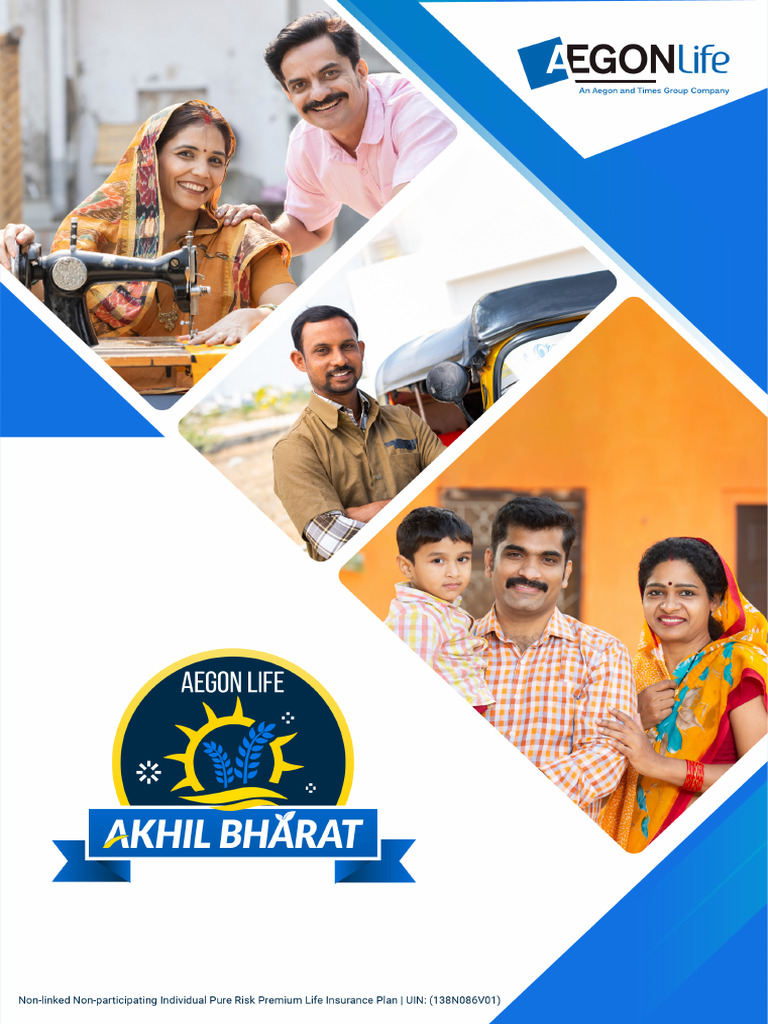 Aegon Life Akhil Bharat Term Plan | PDF | Insurance | Taxes
