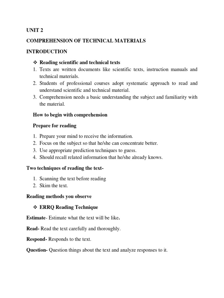 UNIT 2 TC Notes | Download Free PDF | Reading Comprehension | Intelligence