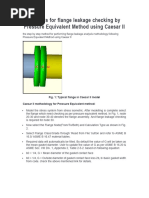 Flange Leakage Evaluation Based On NC 3658.3 Method Method Using Caesar II | PDF | Mechanical ...