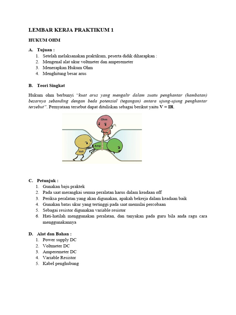 DDTKL Lembar Kerja Praktikum 1 | PDF