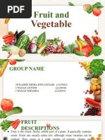 List of All Fruits and Vegetables | PDF | Fruit | Vegetables