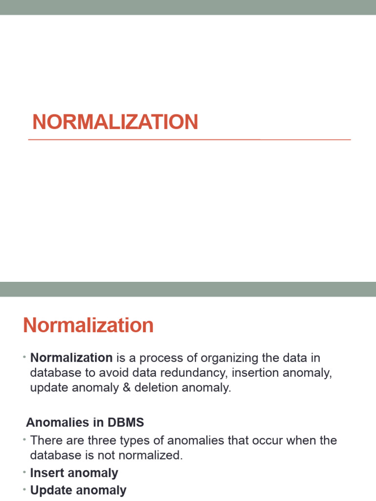 Normalization | PDF | Data | Information Retrieval
