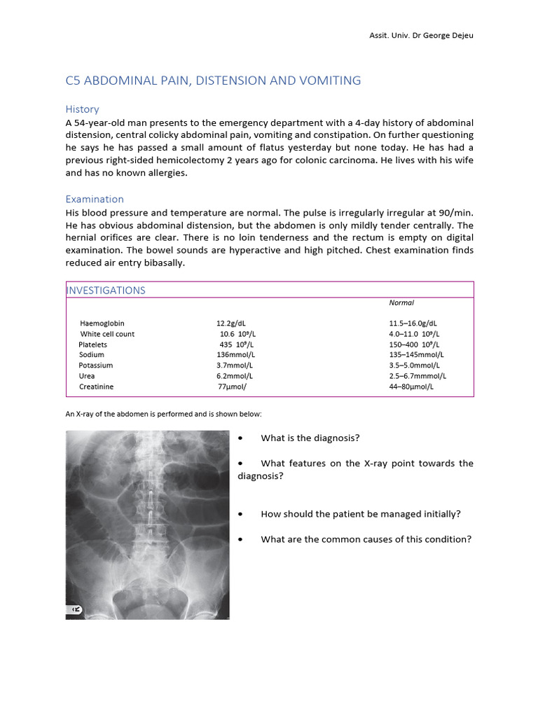 C5 Abdominal Pain | PDF | Human Diseases And Disorders | Gastroenterology