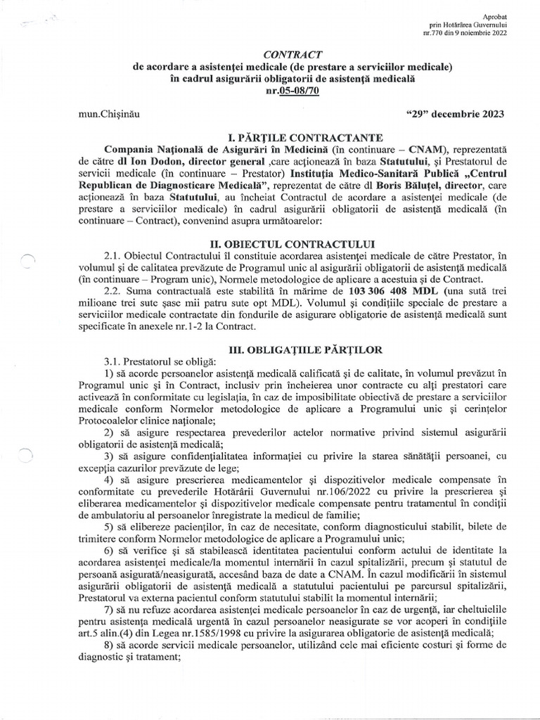 2024 Contract CNAM CRDM v2 | PDF
