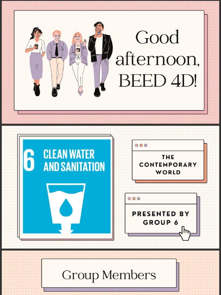 Clean Water and Sanitation | PDF