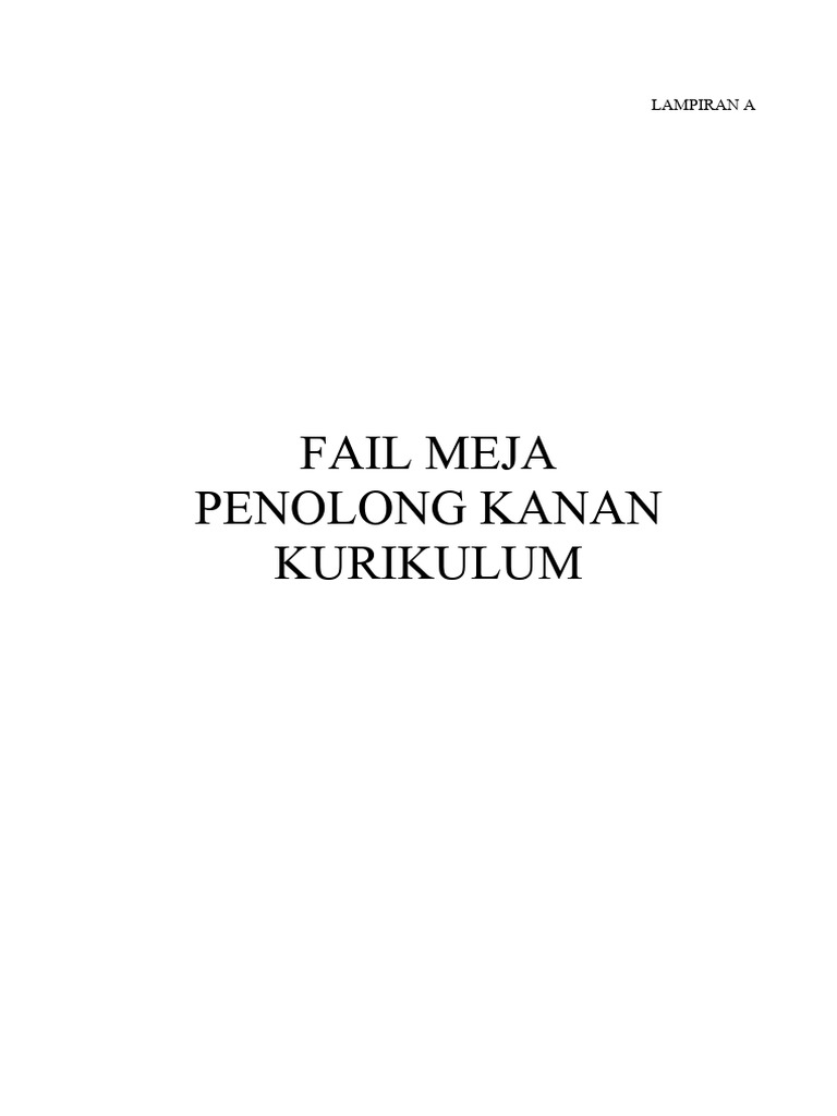 Fail Meja | PDF