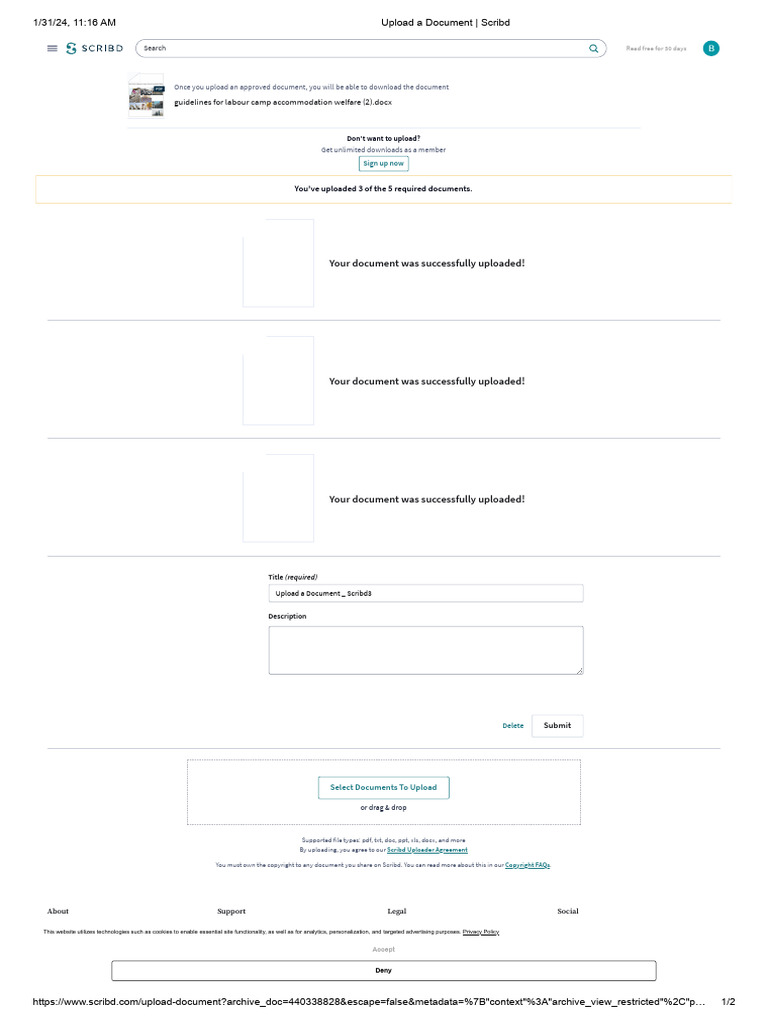 Upload A Document - Scribd4 | Download Free PDF | Scribd | Computing