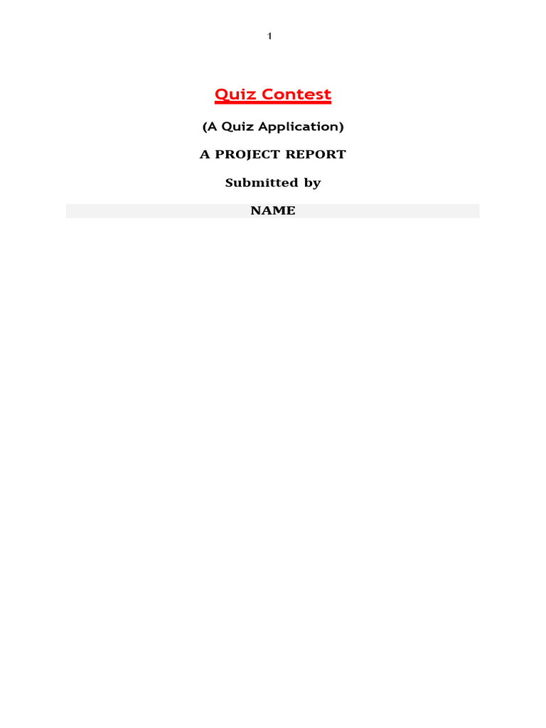 Shiv Quiz - Application PROJEC | PDF | Java Virtual Machine | Java ... Shiv Quiz - Application PROJEC | PDF | Java Virtual Machine | Java ...