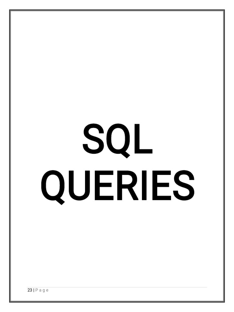 Wps SQL Queries | PDF | Databases | Information Technology Management