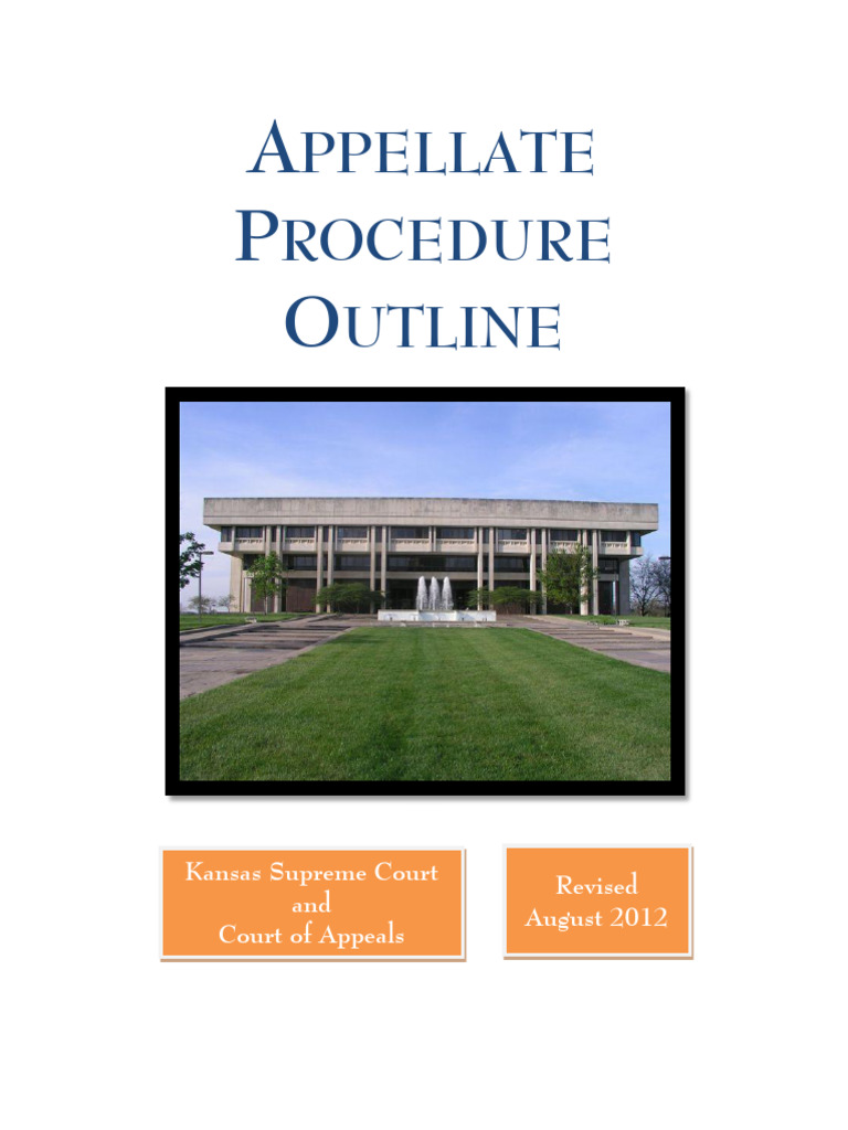 2012 Appellate Procedure Outline | Download Free PDF | Appeal | United ...