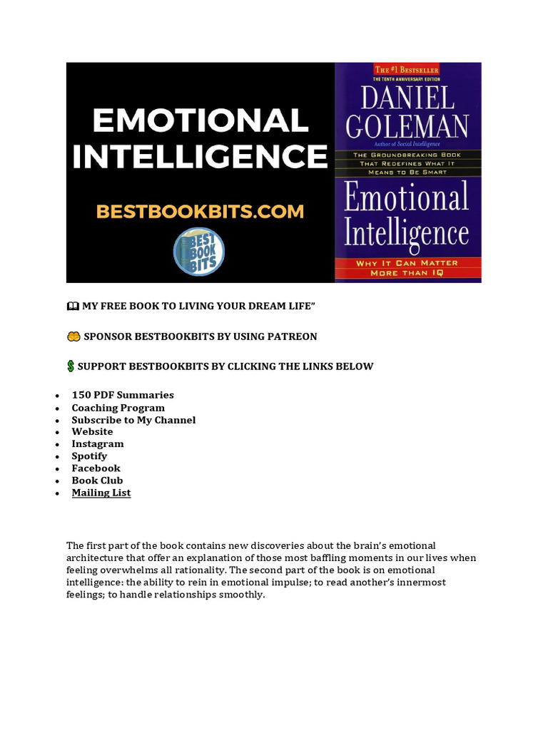 Emotional Intelligence | PDF | Emotions | Emotional Intelligence