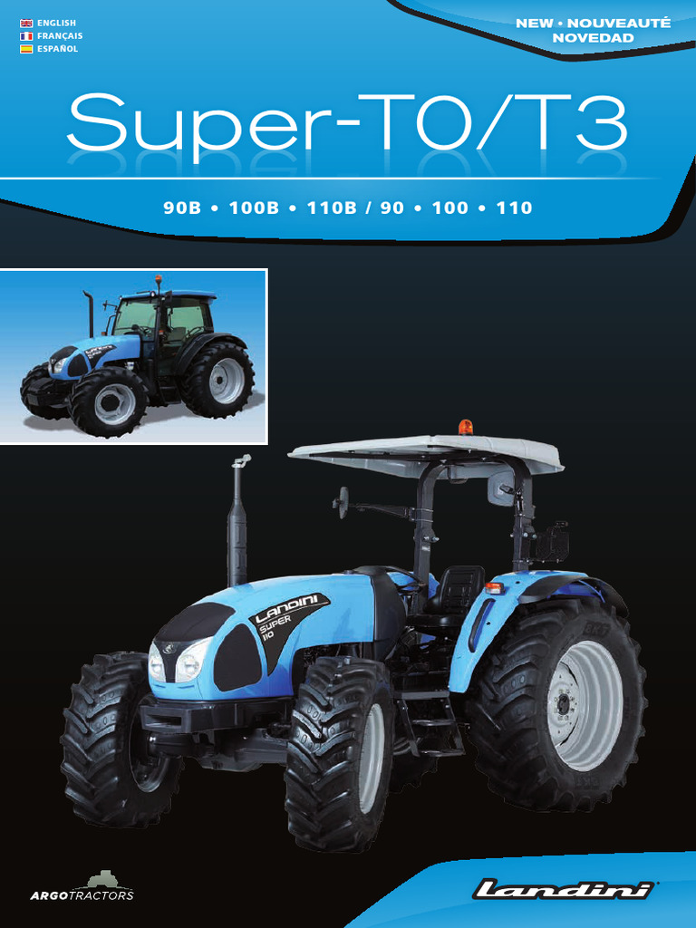 Landini Super T0-T3 Tractor Specs | PDF | Motor Vehicle | Automotive ...
