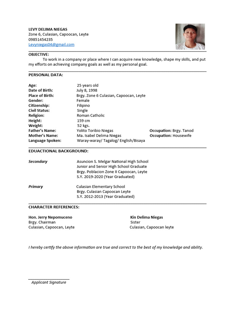 Levy Resume | PDF