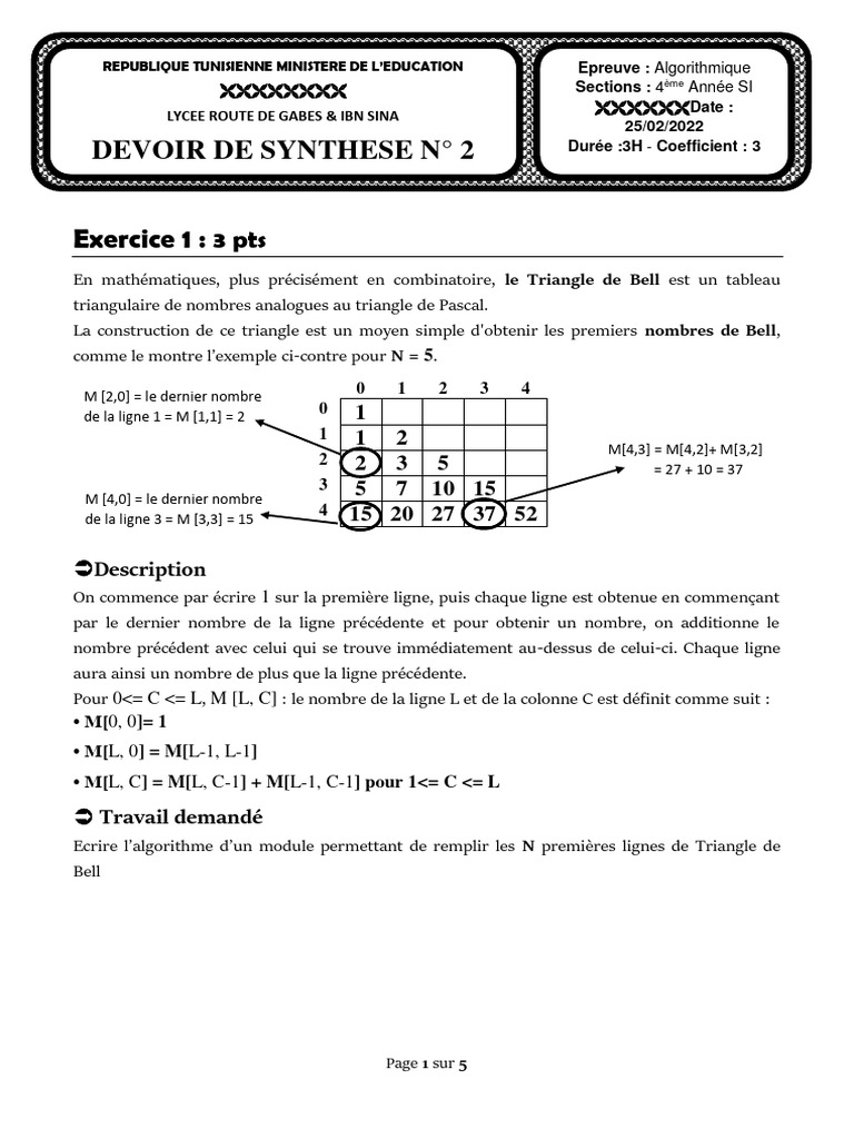 Ds2 Final 4si As2022 | PDF | Fichier texte | Mathématiques appliqués
