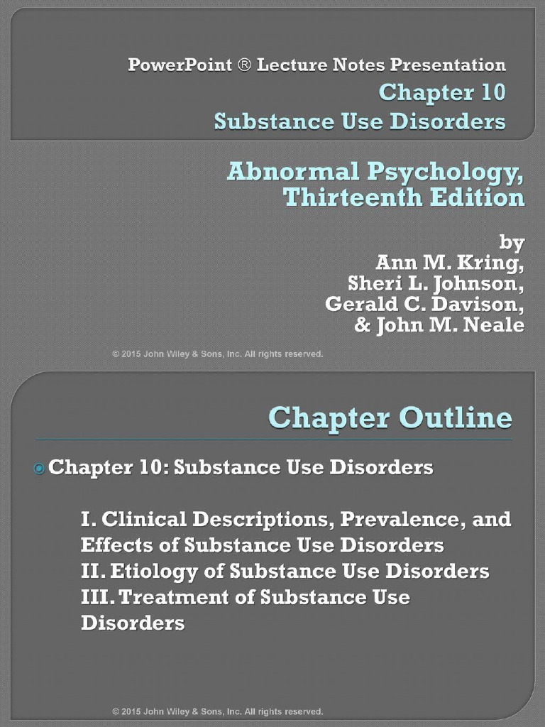 Substance Use Disorder | PDF
