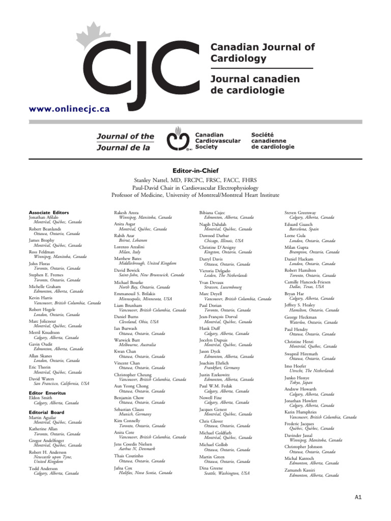 Editorial Board Cjca | PDF