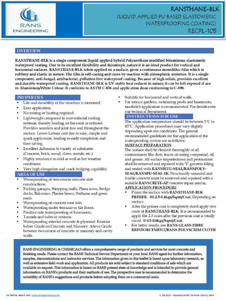 Rans™Thane-BLK | PDF