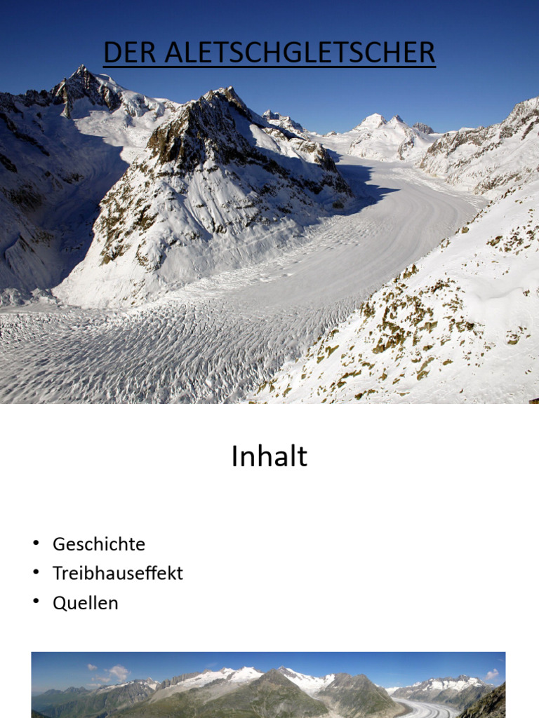 Der Aletschgletscher | PDF