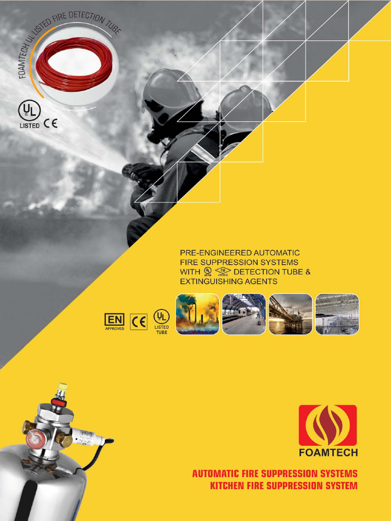 Foamtech Catalogue - Fire Suppression System | PDF