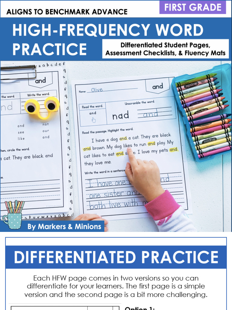 First Grade HFW Resource Preview | PDF