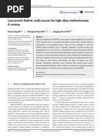 High-Dose Methotrexate Administration Guidelines | PDF | Intravenous ...