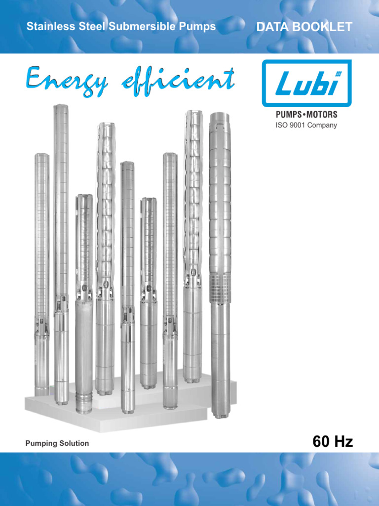 Borehole Stainless Steel Pumps | PDF | Pump | Valve