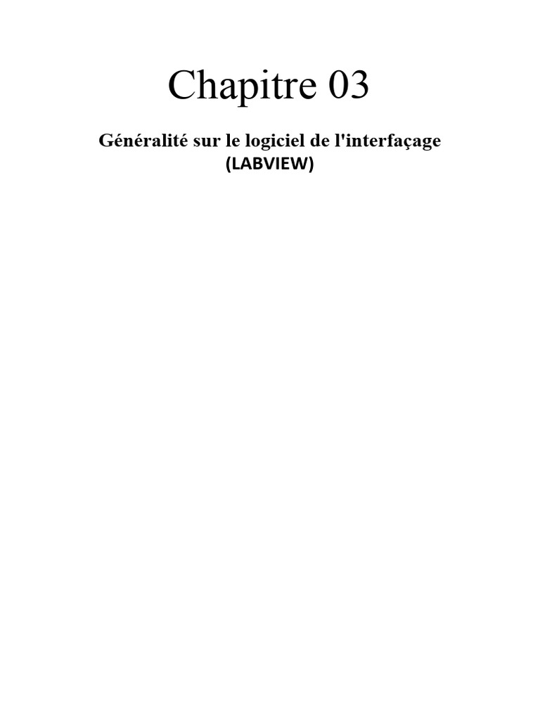 Introduction à LabVIEW et ses VIs | PDF | Ordinateurs