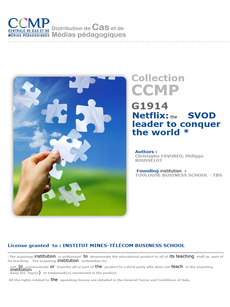 Netflix Case English | PDF | Video On Demand | Netflix