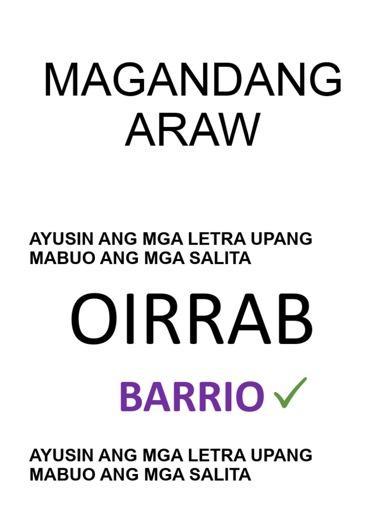 Day 4 Reading Enrichment Filipino | PDF
