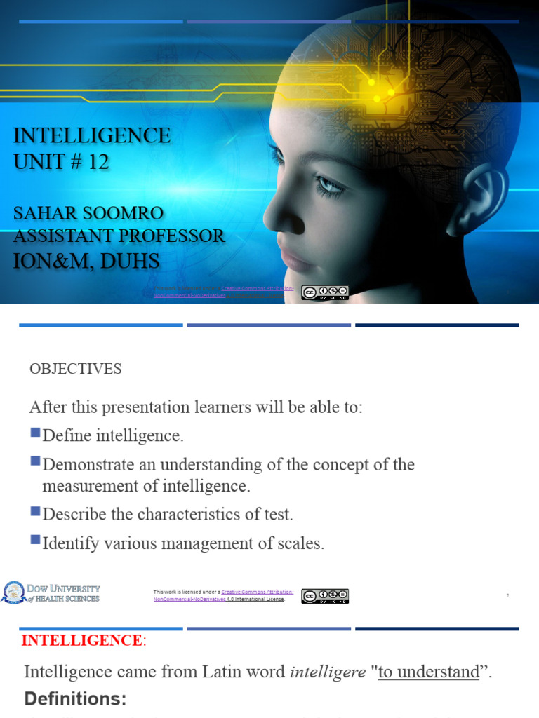 Developmental Psychology Intelligence | PDF